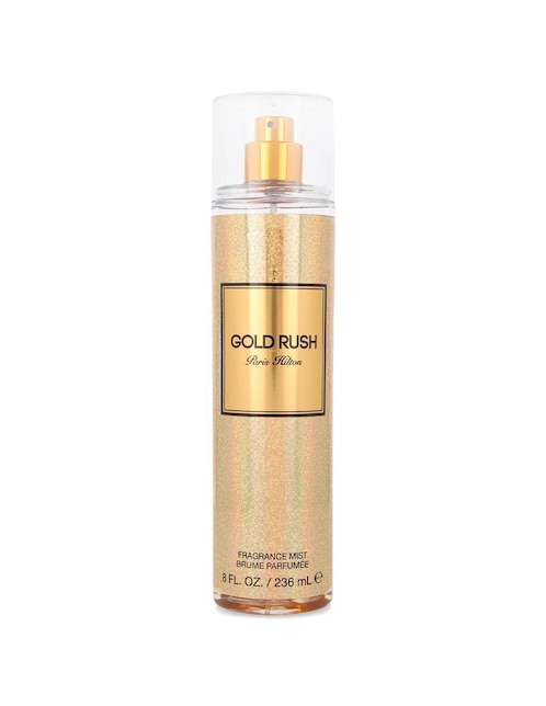 Body mist Paris Hilton Gold Rush para mujer 1