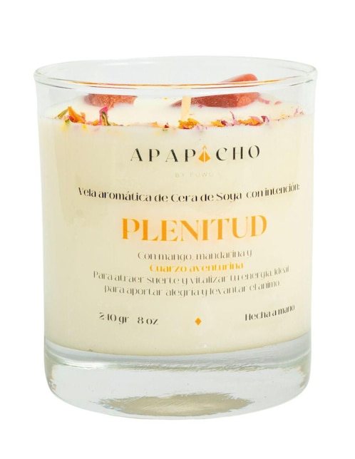 Vela aromática Apapacho By Fuwu aroma mandarina 1