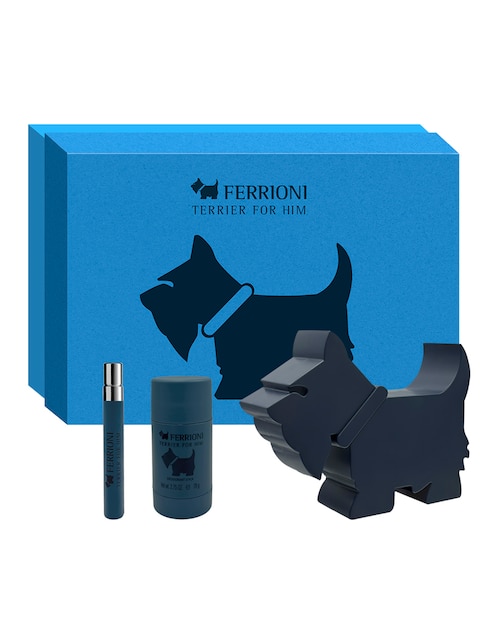 Kit eau de parfum Ferrioni Terrier For Him para hombre 1