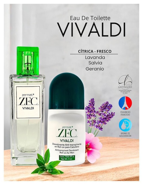 Kit Eau de toilette Zermat Vivaldi para hombre 3