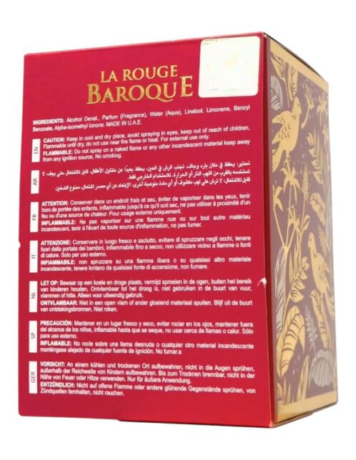 Eau de parfum Maison Alhambra La Rouge Baroque Extreme unisex 4