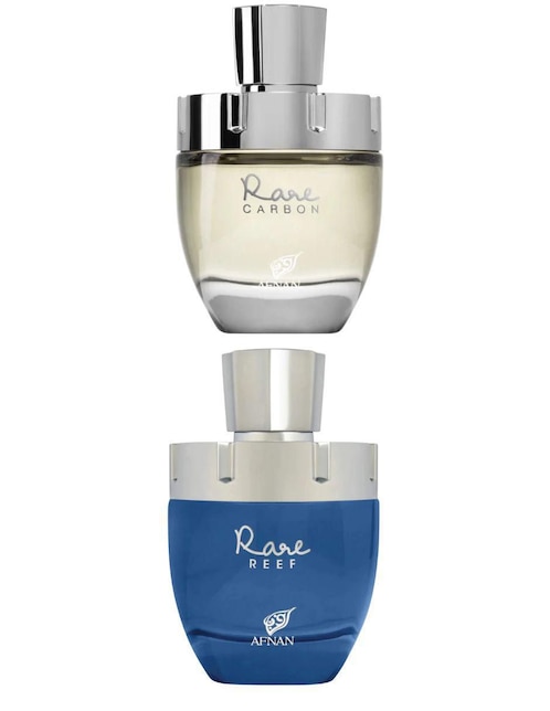 Set Eau de Parfum Afnan Rare Carbon + Rare Reef unisex 1