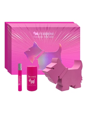 Kit eau de parfum Ferrioni Terrier For Her para mujer