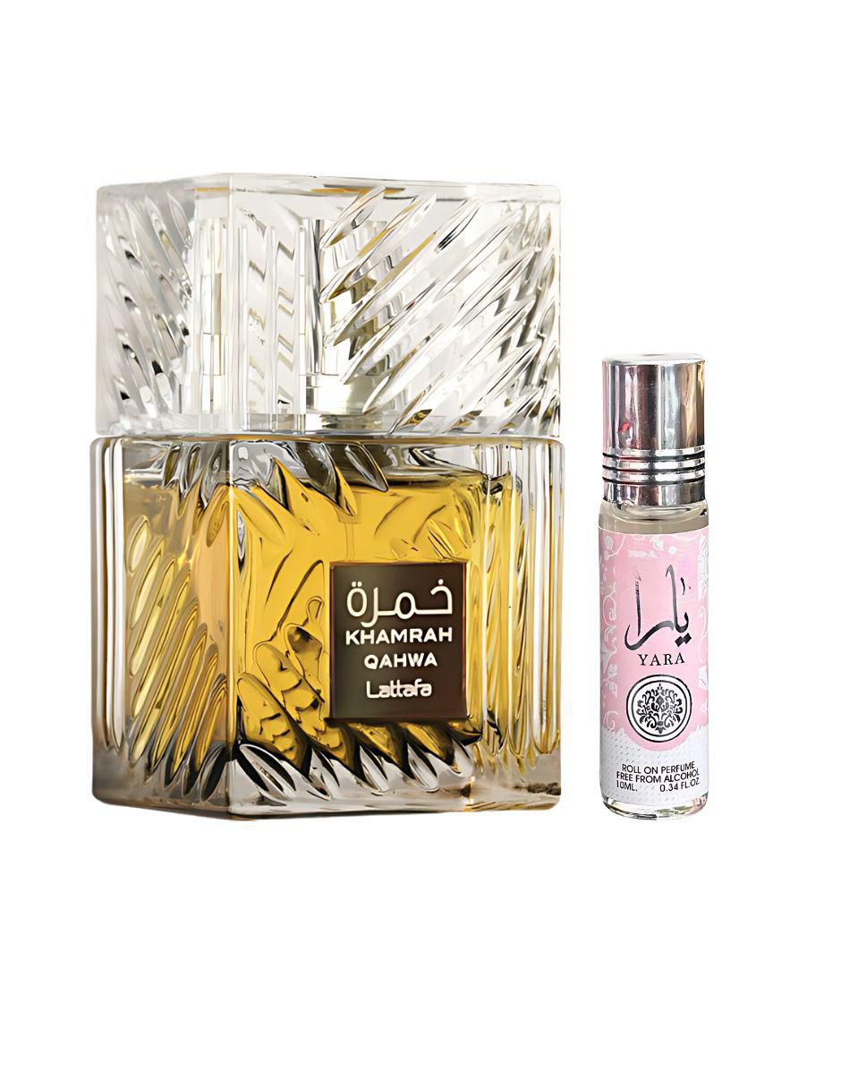 Kit eau de parfum Lattafa Khamrah Qawah unisex
