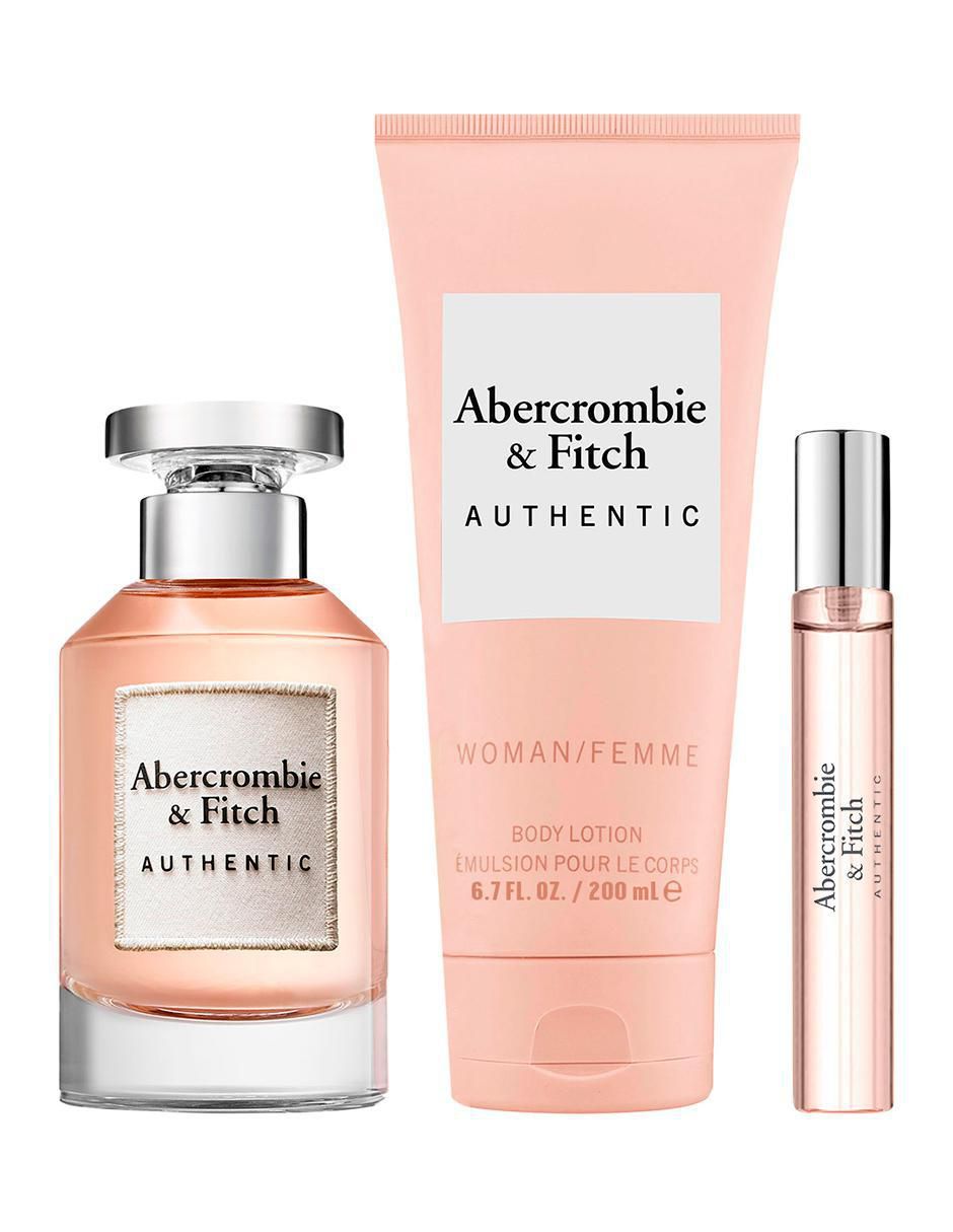 Set de fragancia Abercrombie & Fitch A&F Authentic para mujer